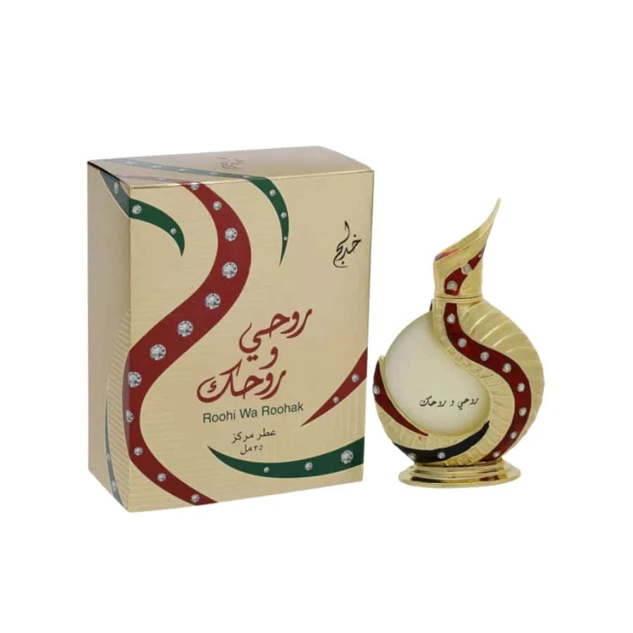 Roohi wa Roohak Gold 20ml – Khadlaj Arab Perfume | Khadlaj – ScentzArabia