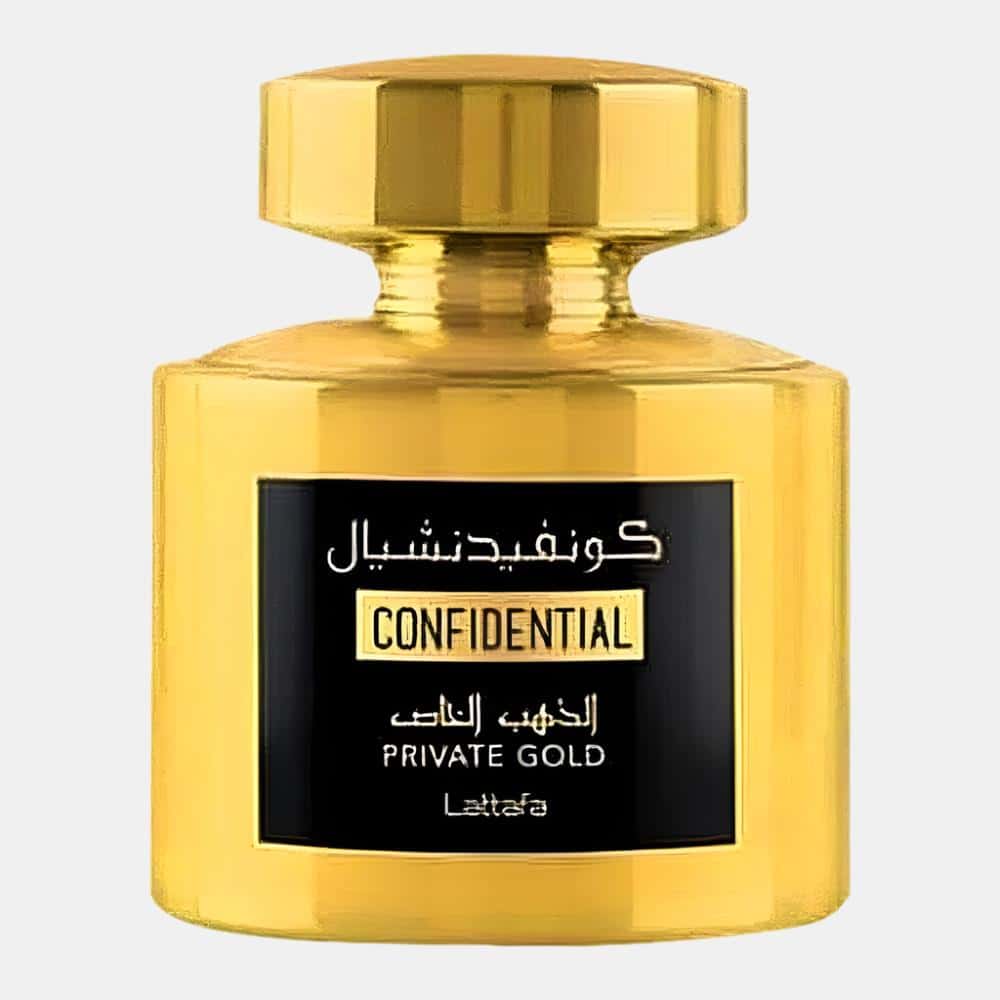 Confidential Private Gold EDP 100ml – Bold Arabic Scent by Lattafa